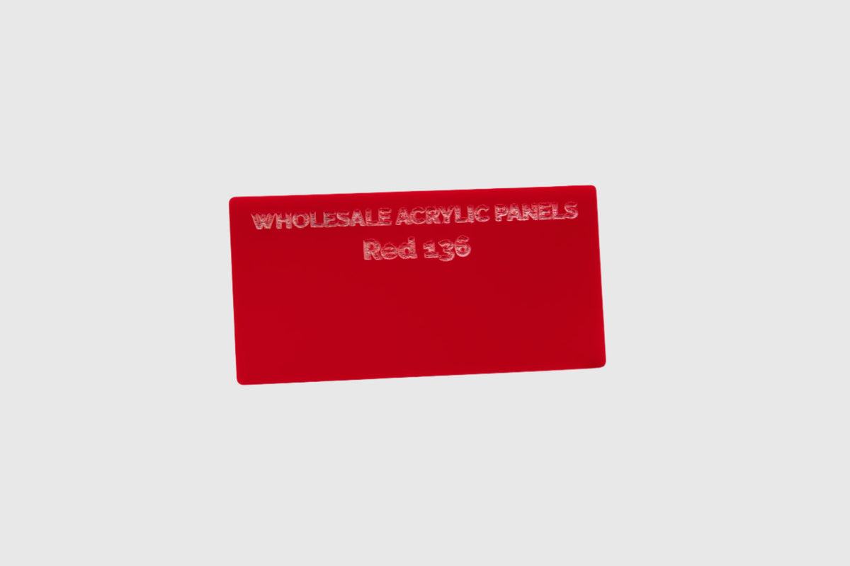 Red 136 Acrylic Sheet – Wholesale Acrylic Panels