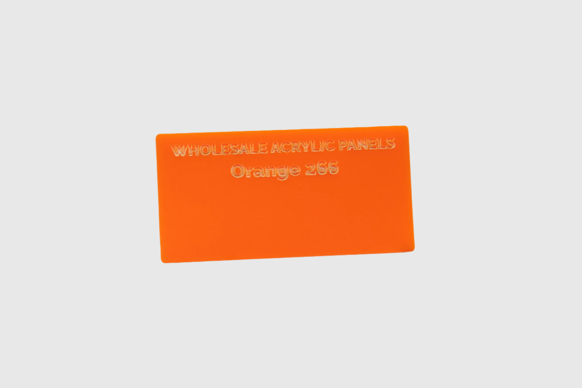 Orange 266 Acrylic Sheet – Wholesale Acrylic Panels
